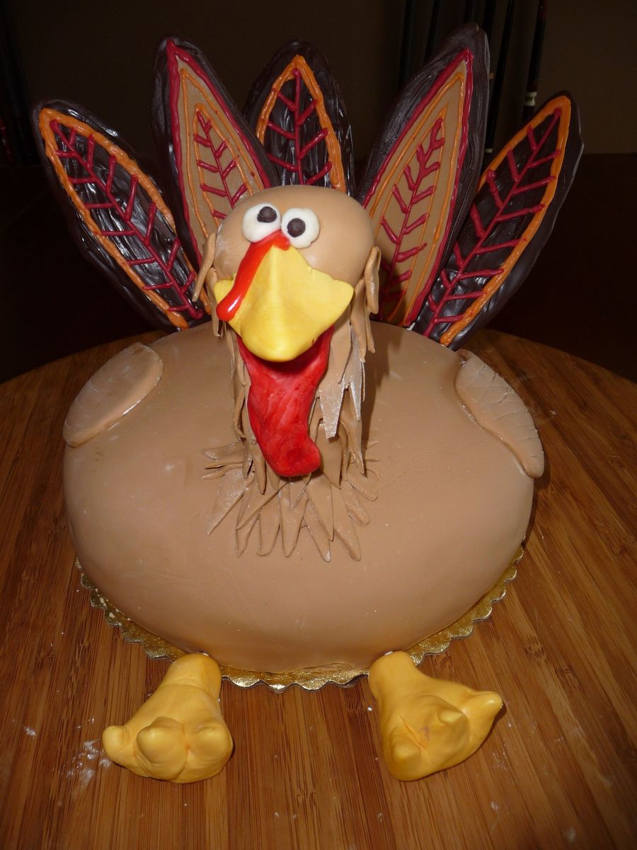 Turkey Cake - CakeCentral.com