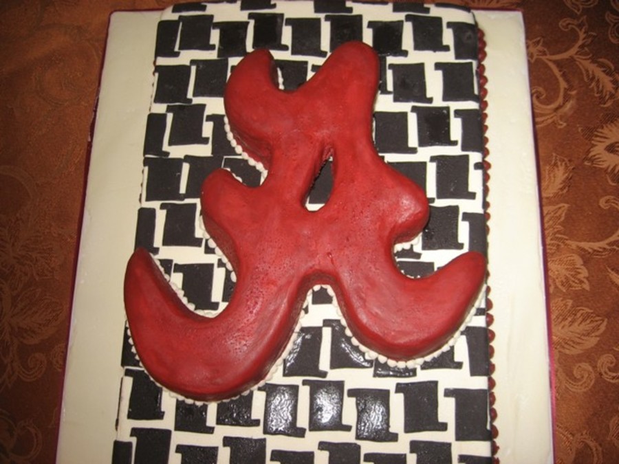 Bama Grooms Cake - CakeCentral.com