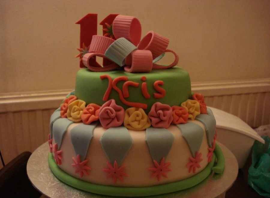 Patterned Cake - CakeCentral.com