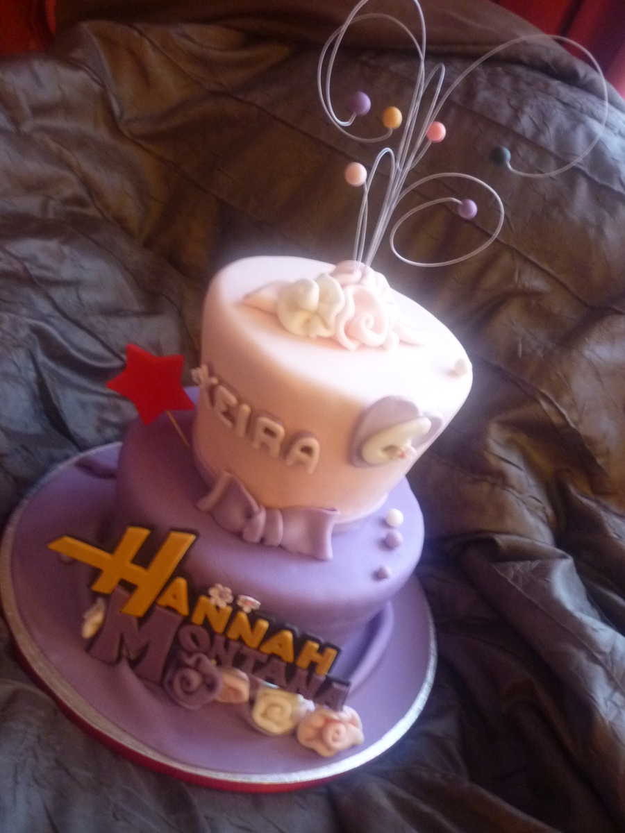 Hannah Montana Themed Cake - CakeCentral.com