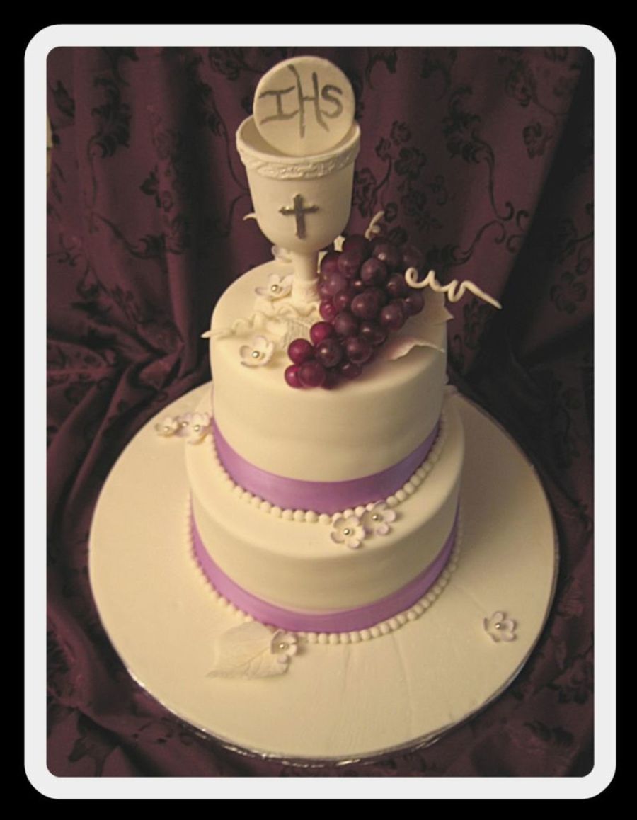 First Holy Communion Cake - CakeCentral.com