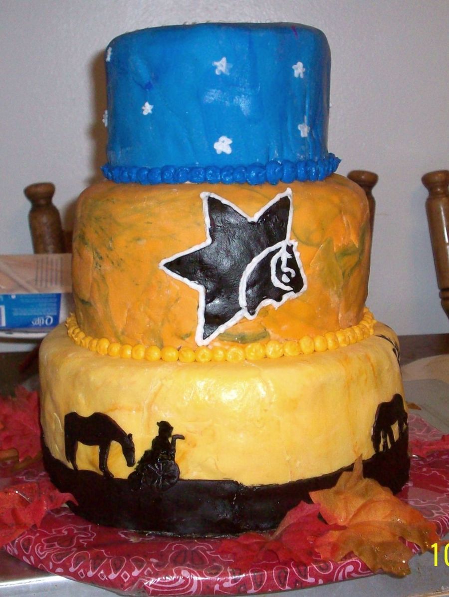 S.t.a.r.s. Barn Dance Cake - CakeCentral.com