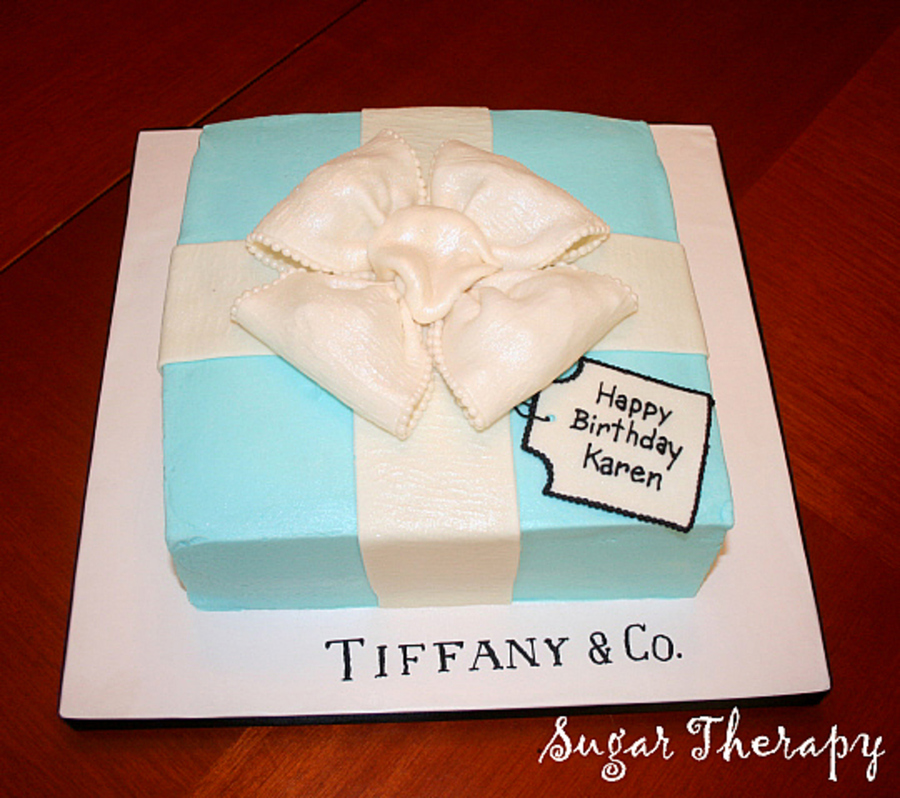 Tiffany Gift Box - CakeCentral.com