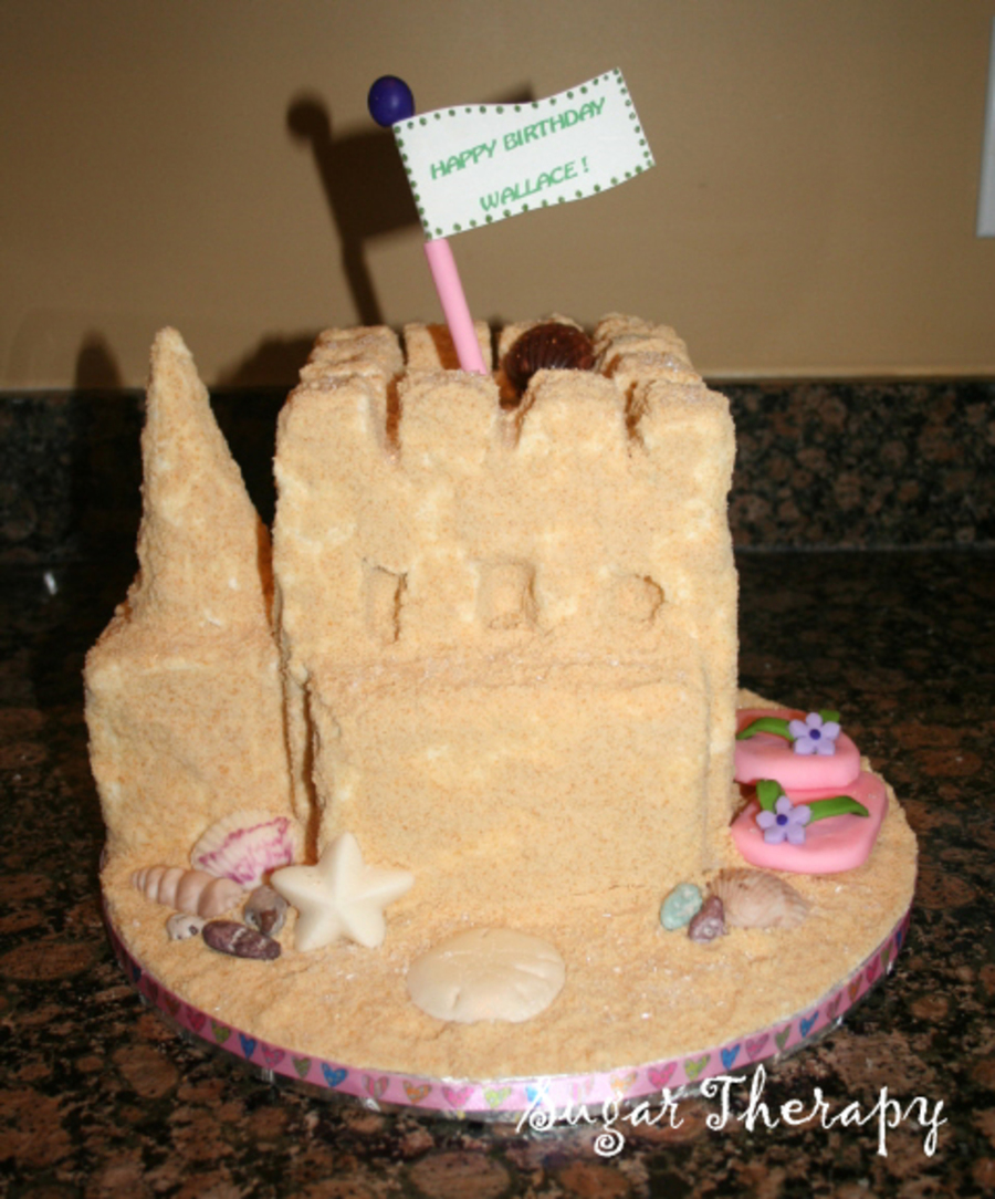 Sandcastle Cake - CakeCentral.com