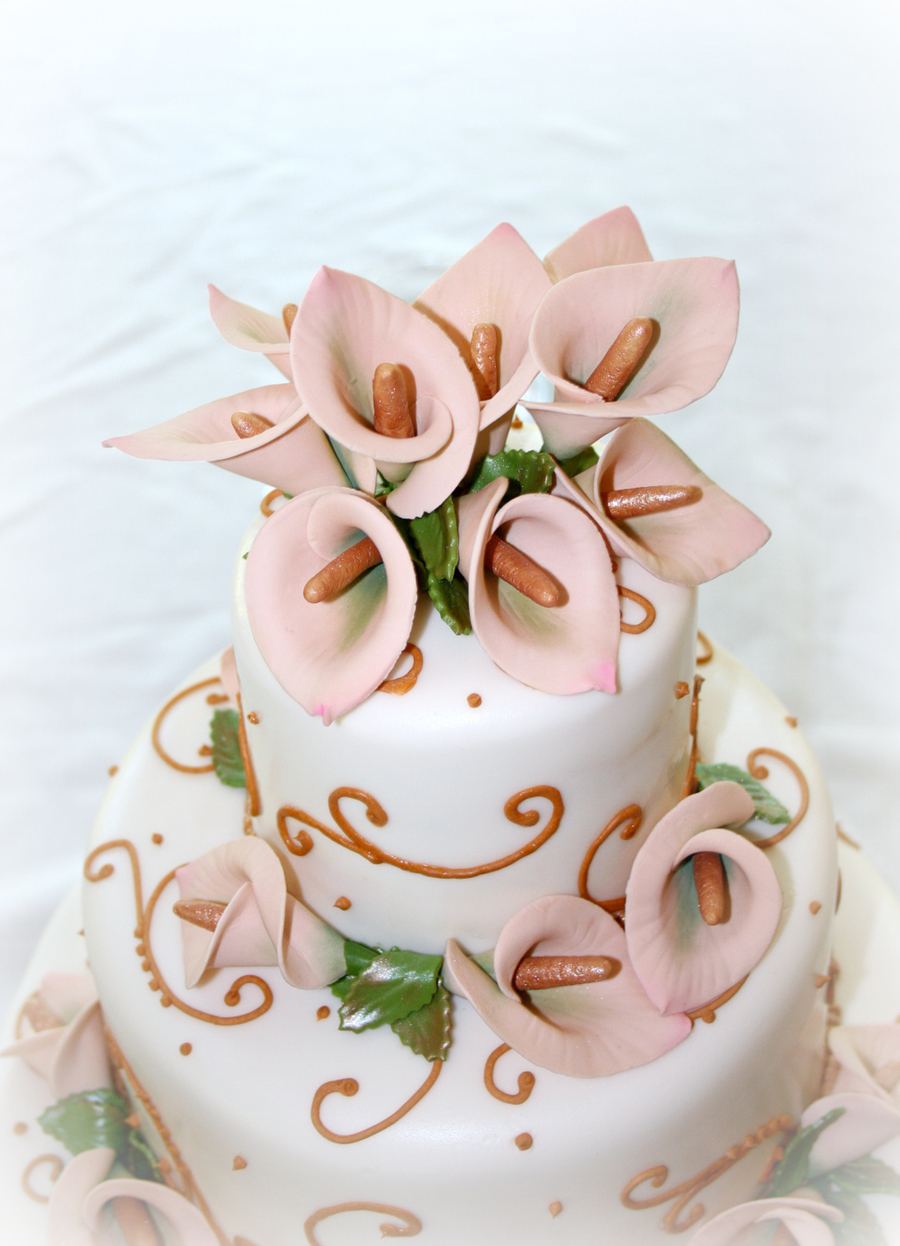 Cala Lilies - CakeCentral.com