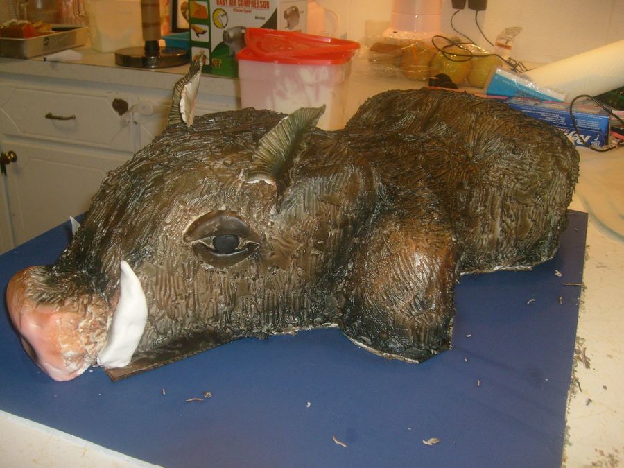 Wild Hog Cake - CakeCentral.com