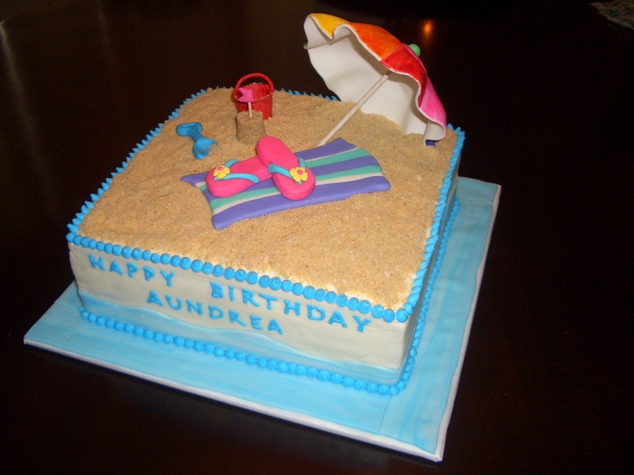 Beach Cake - CakeCentral.com