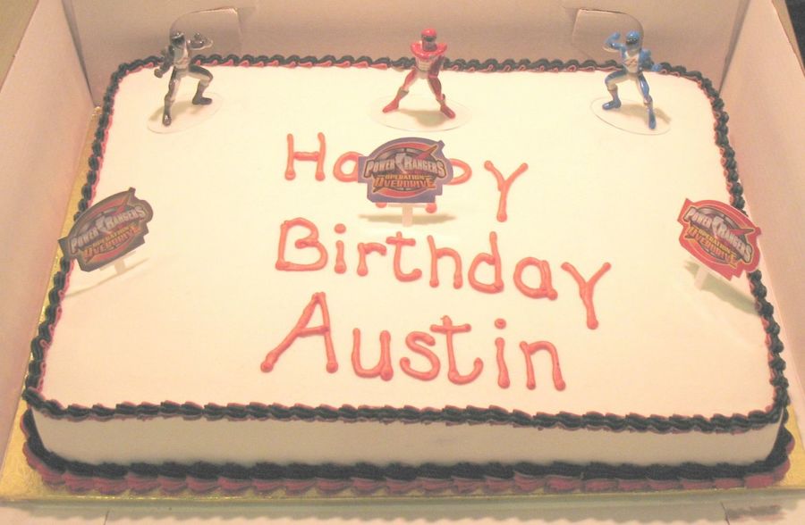 Power Ranger Birthday Cake - CakeCentral.com