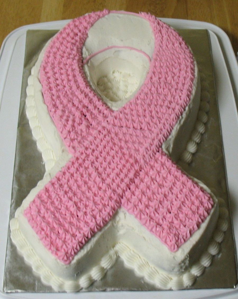 Breast Cancer Ribbon Cake - CakeCentral.com