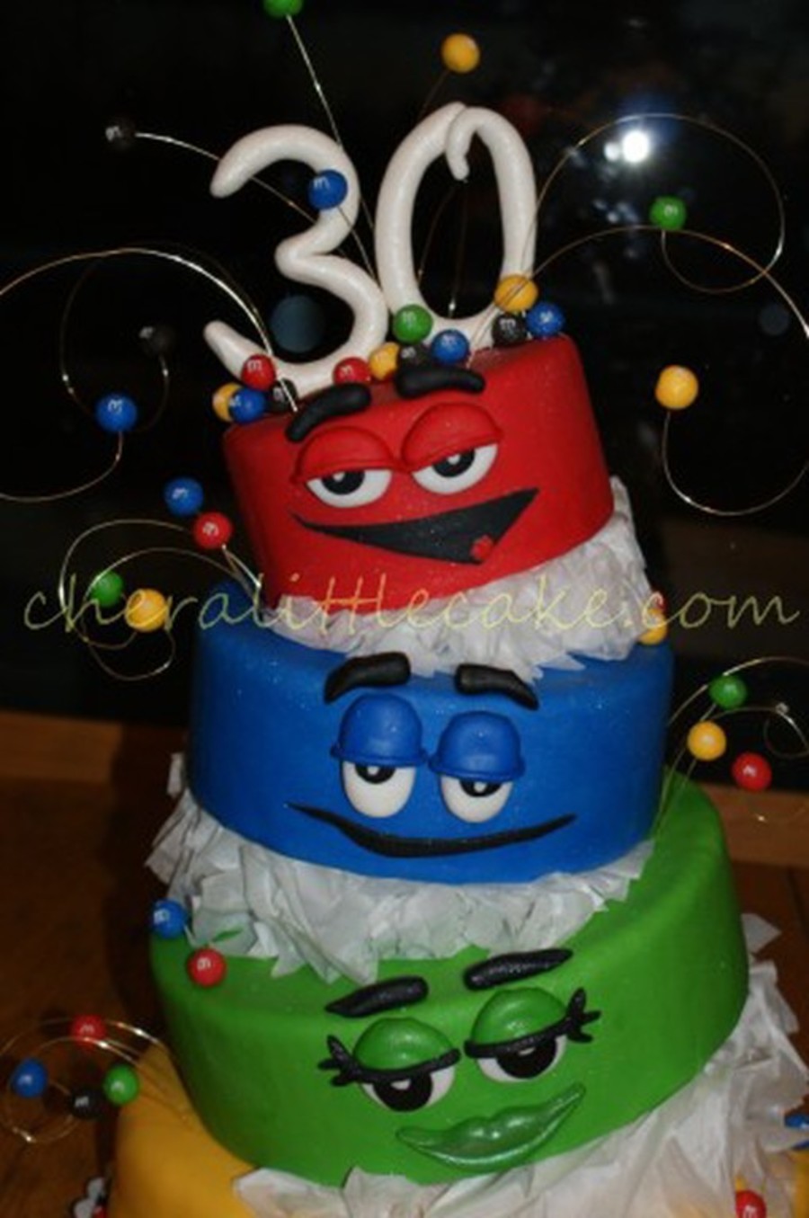 M&m Candy Cake - CakeCentral.com