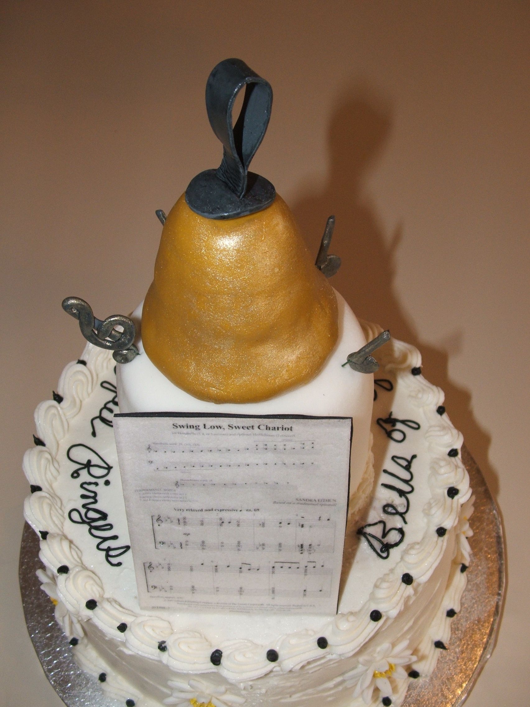 Hand Bell Cake - CakeCentral.com
