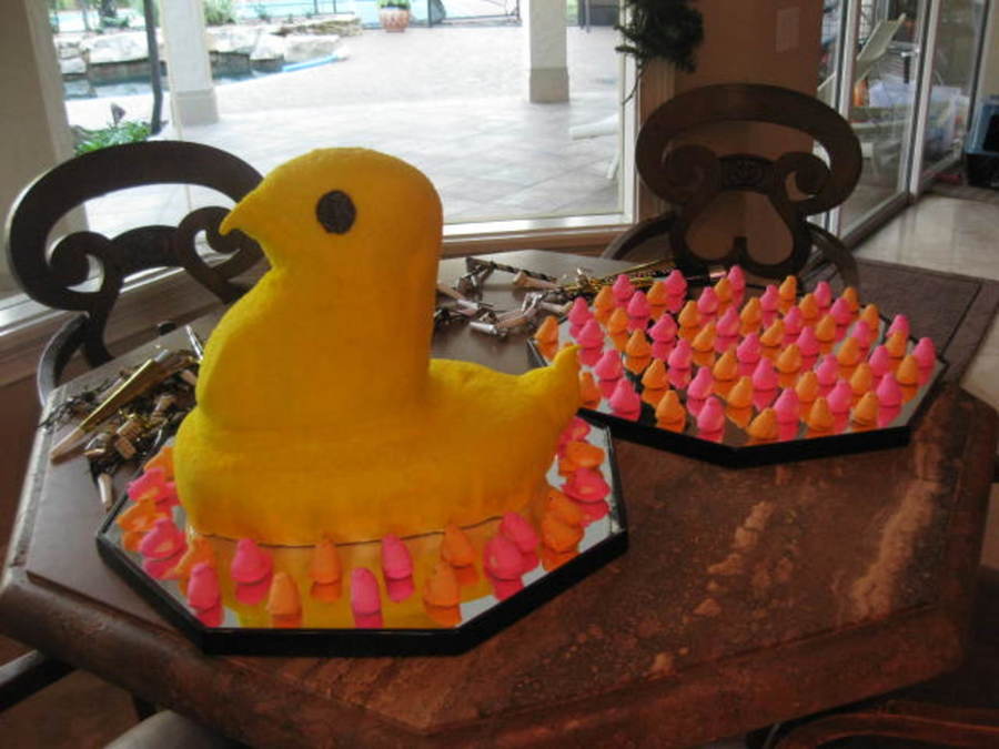 Giant Peep Cake - CakeCentral.com