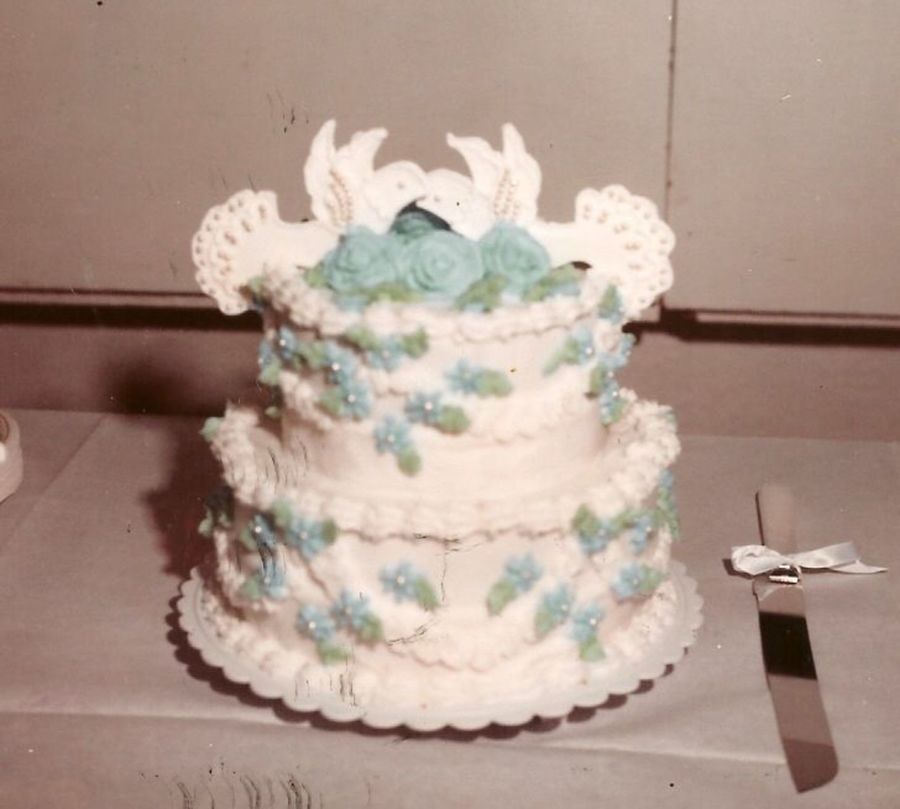 Small Tier Wedding Cake - CakeCentral.com