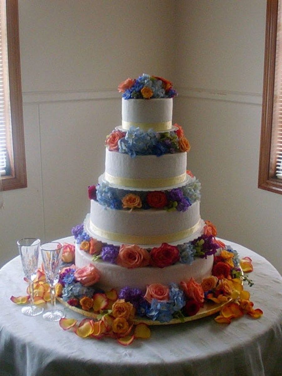 Tower Of Flowers - CakeCentral.com
