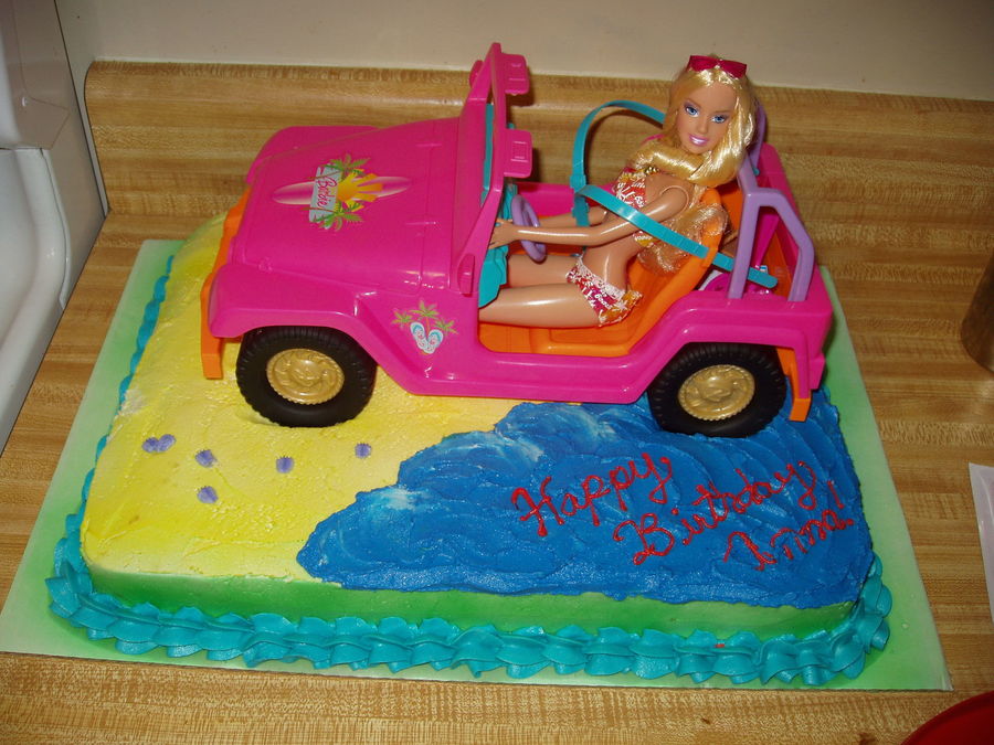 Beach Barbie - CakeCentral.com