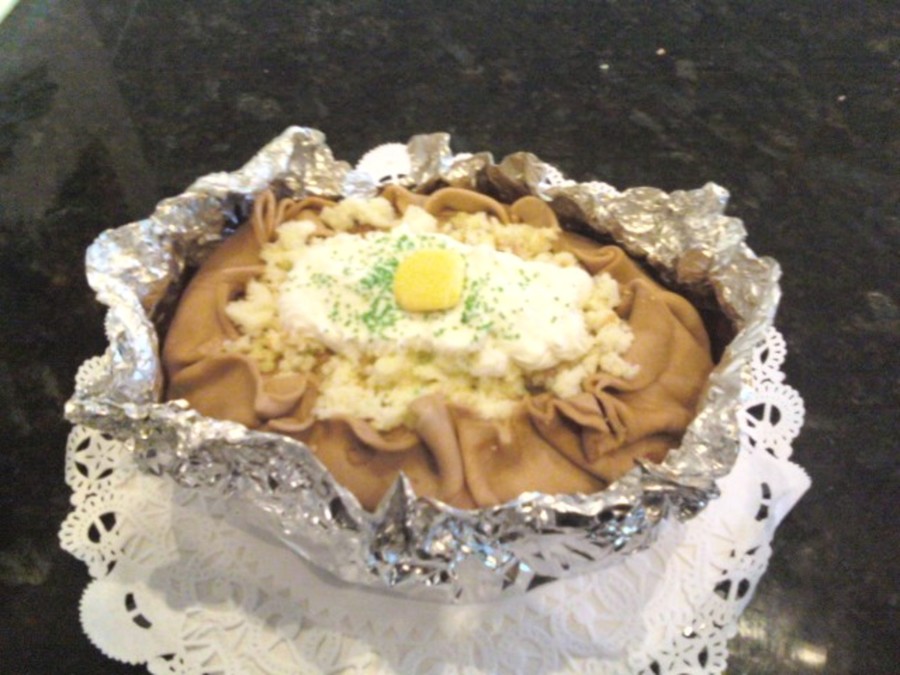 Baked Potato Cake - CakeCentral.com