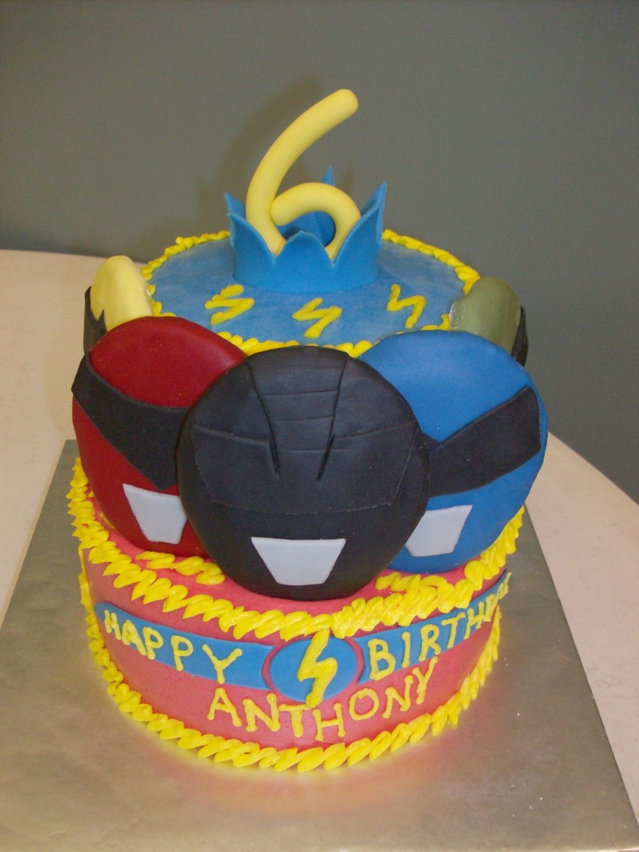 Power Rangers Cake - CakeCentral.com