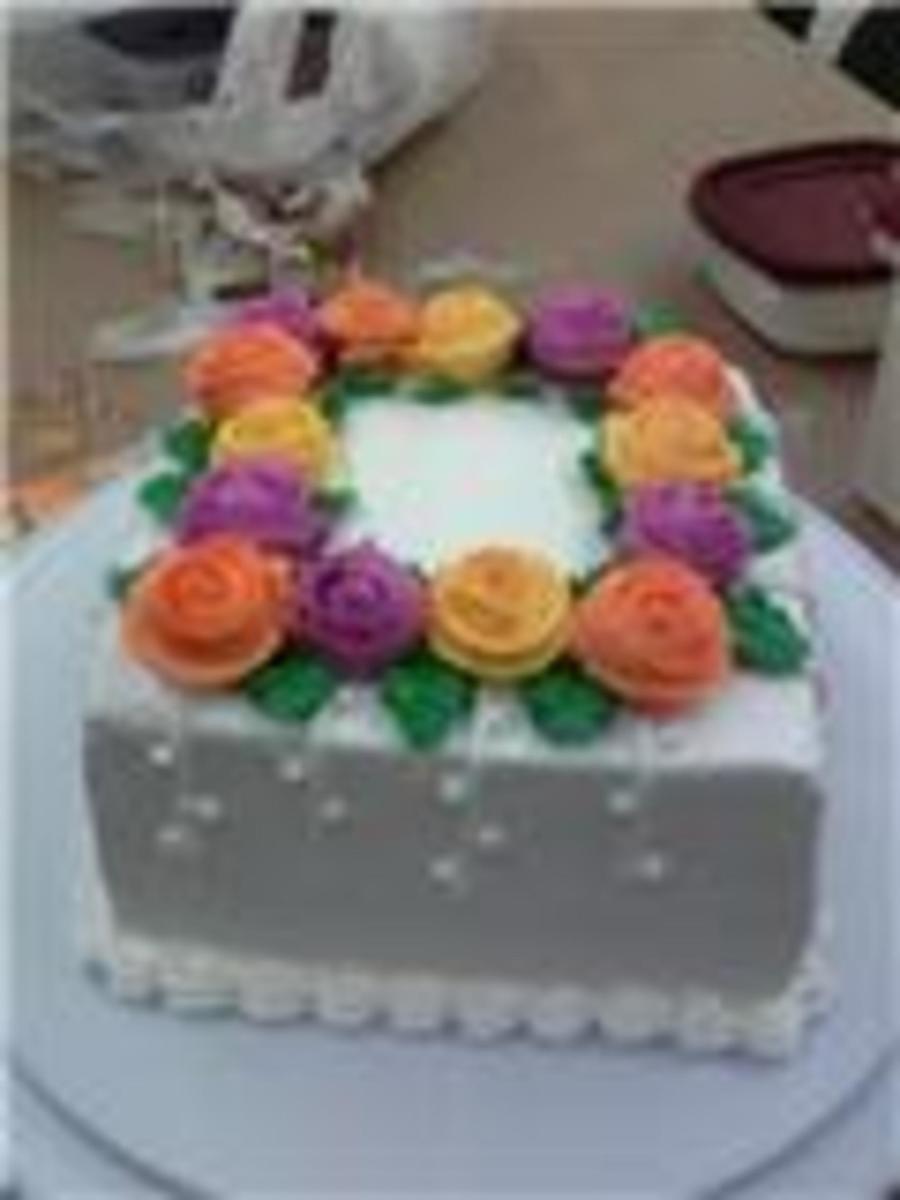 Wilton Basic Final Cake - CakeCentral.com