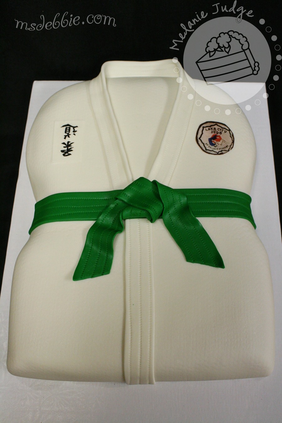 Karate Gi Cake - CakeCentral.com