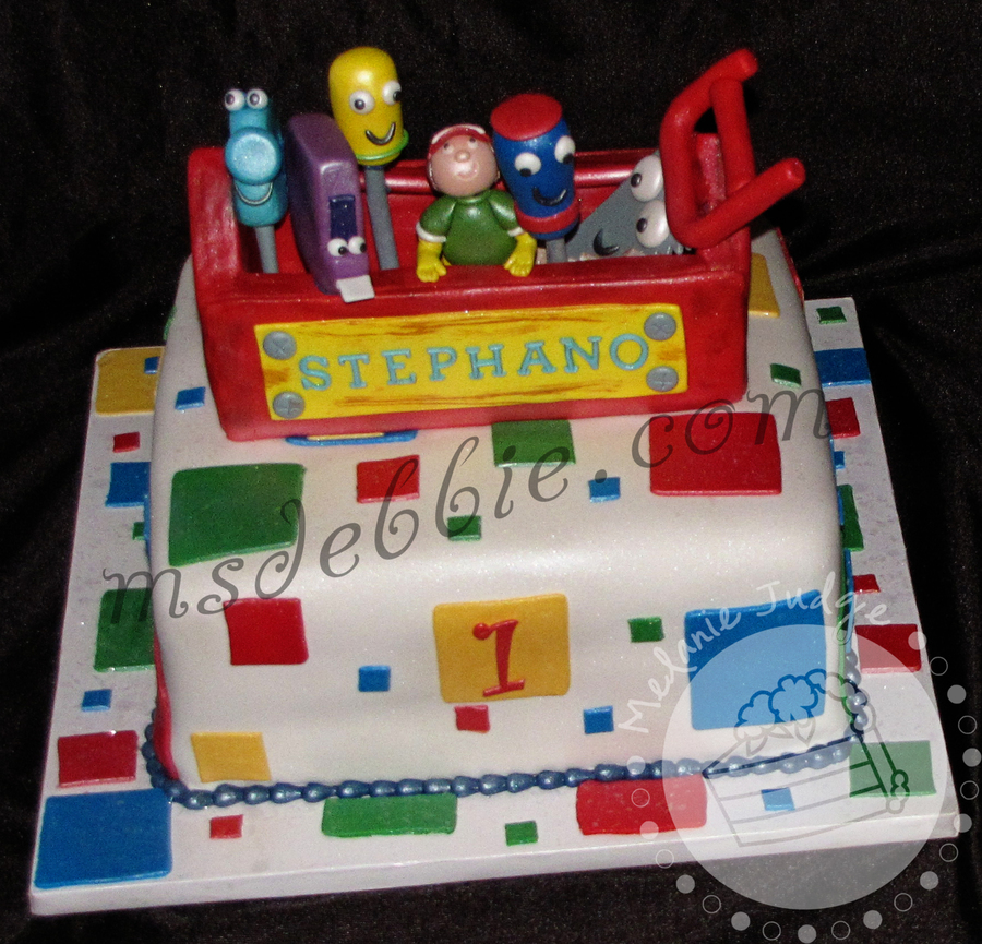 Handy Manny Toolbox Cake - CakeCentral.com