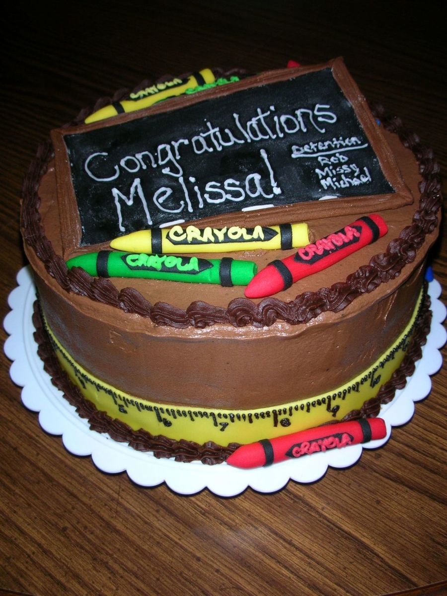 Teacher Cake - CakeCentral.com