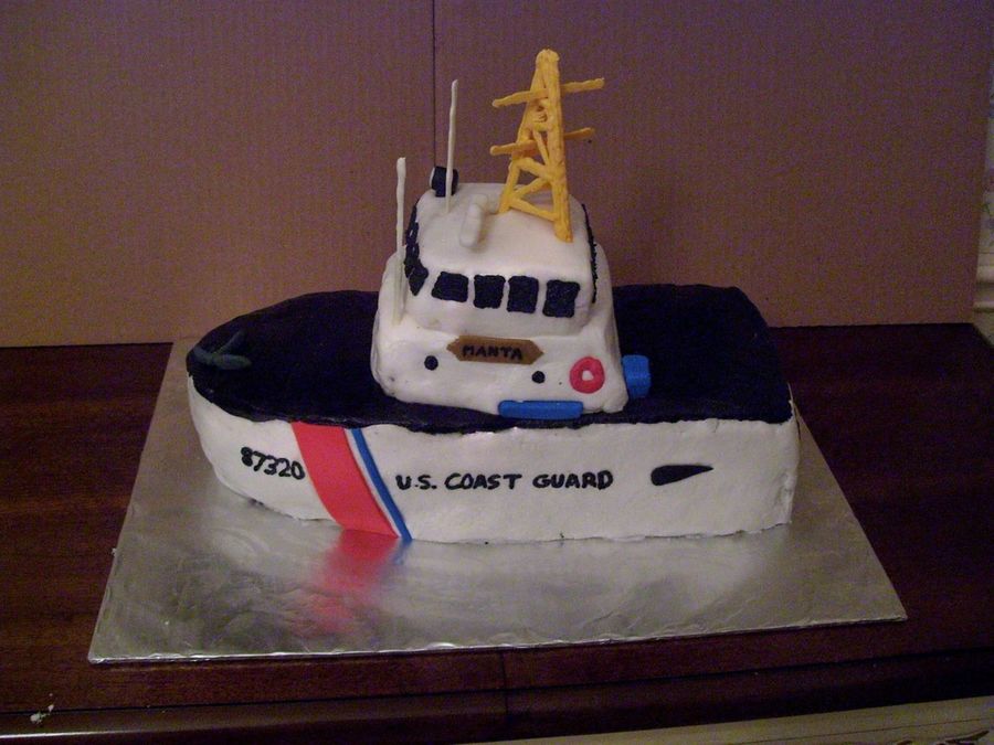 U.s. Coast Guard Cutter Manta - CakeCentral.com