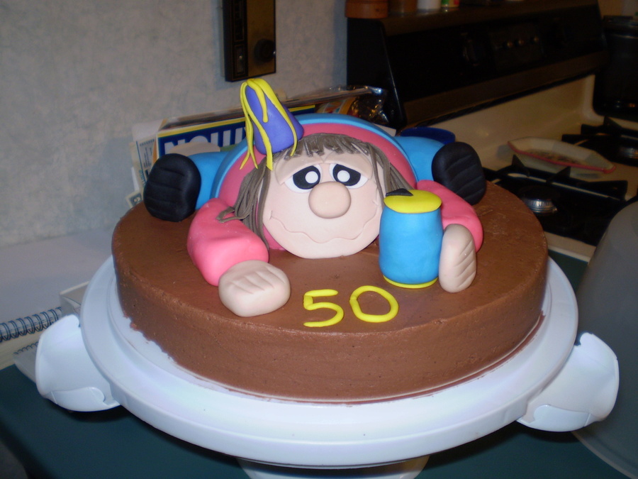 My Cousin's 50Th - CakeCentral.com