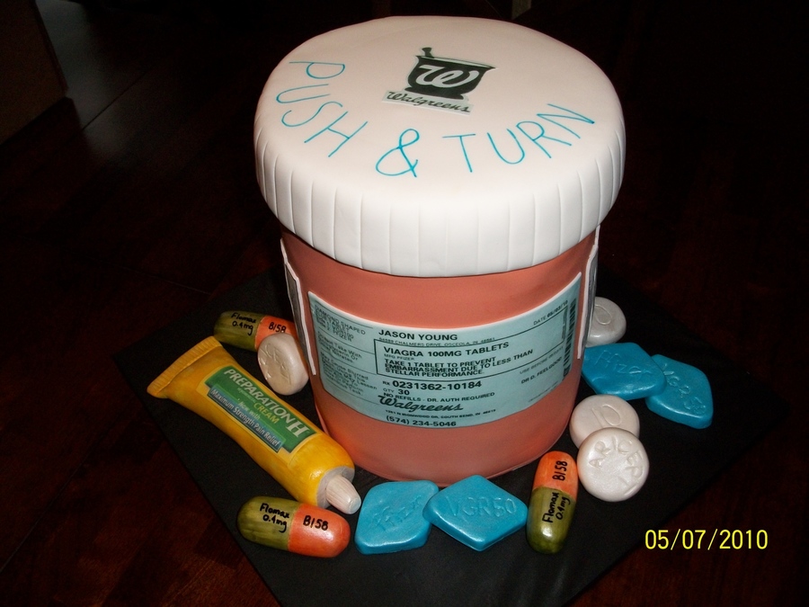 Pill Bottle Cake - CakeCentral.com