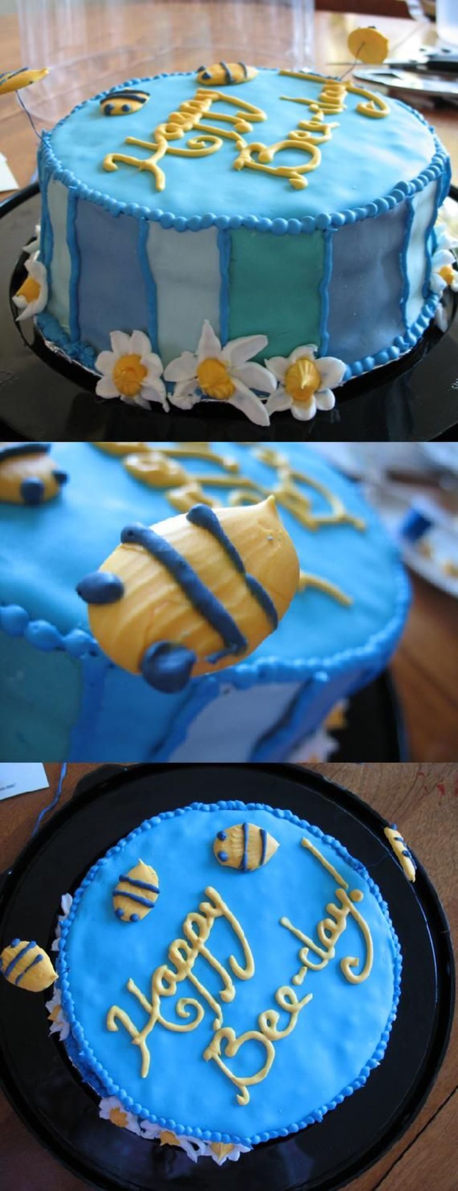 Happy Bee-Day Cake - CakeCentral.com