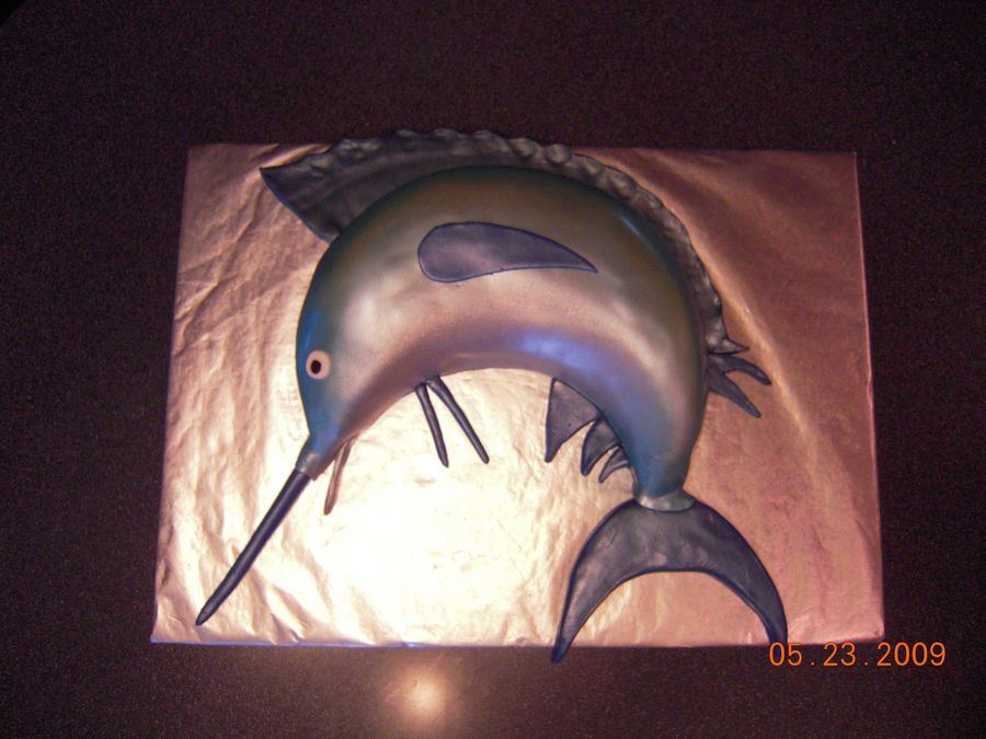 Blue Marlin Cake - CakeCentral.com