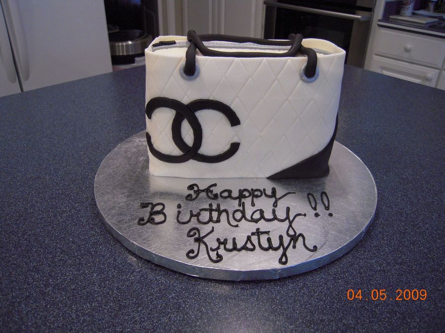 Chanel Purse Cake - CakeCentral.com