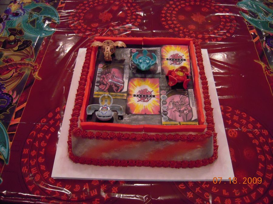 Bakugan Battle Arena Cake - CakeCentral.com