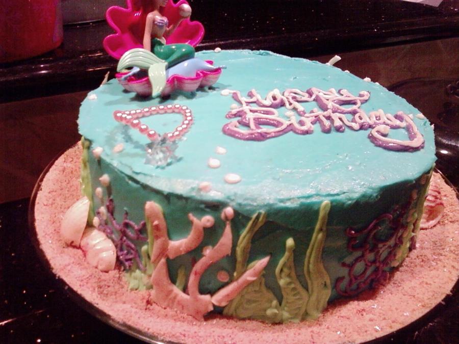 Ariel Ocean Cake - CakeCentral.com