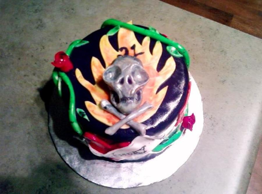 Rock N Roll Cake - CakeCentral.com