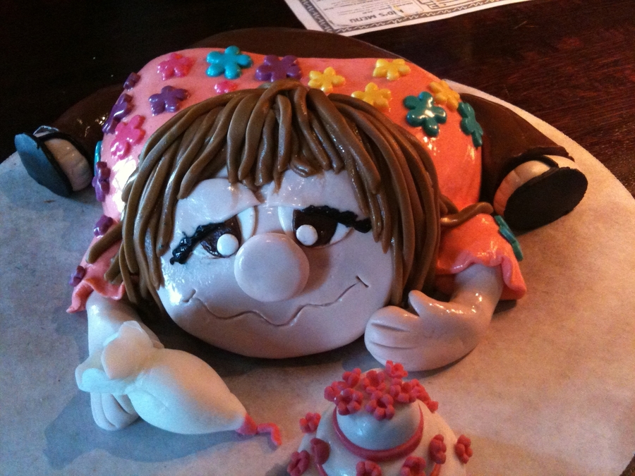 Sculpted Birthday Cake - CakeCentral.com