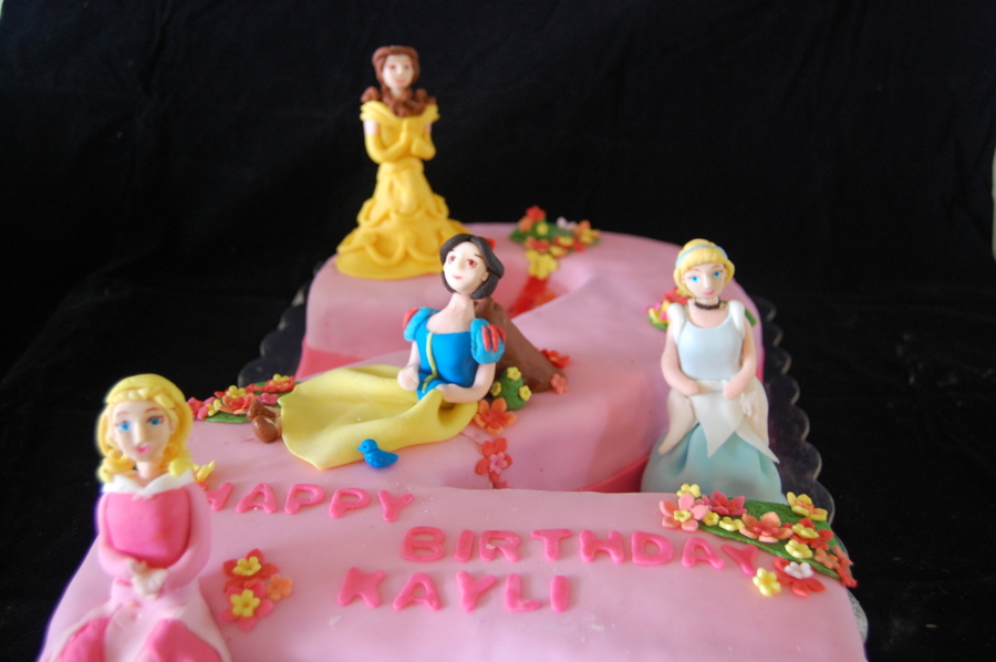 Princess Number 2 Cake - CakeCentral.com