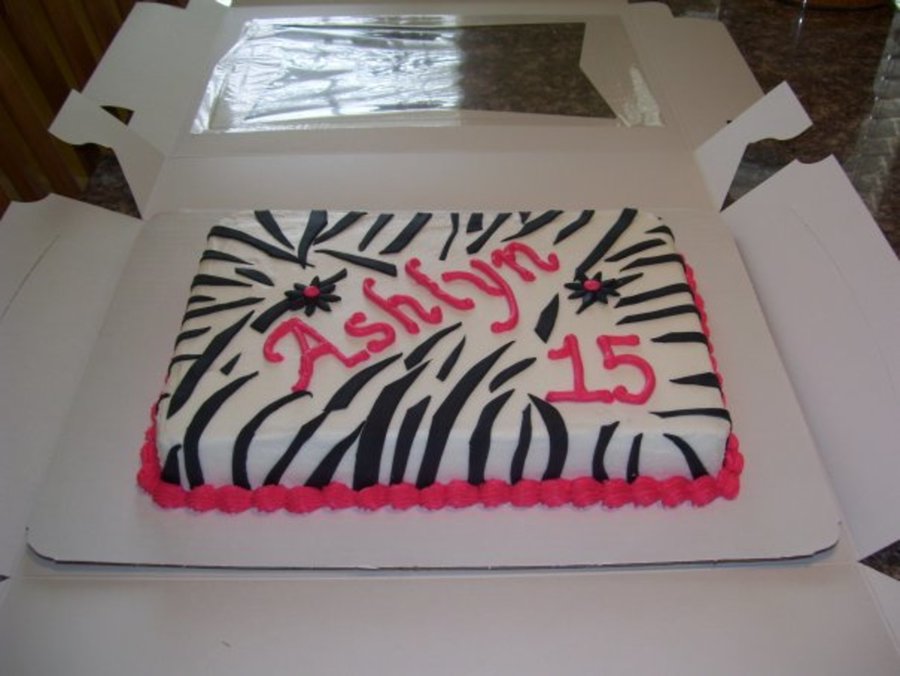 Zebra Stripe - CakeCentral.com