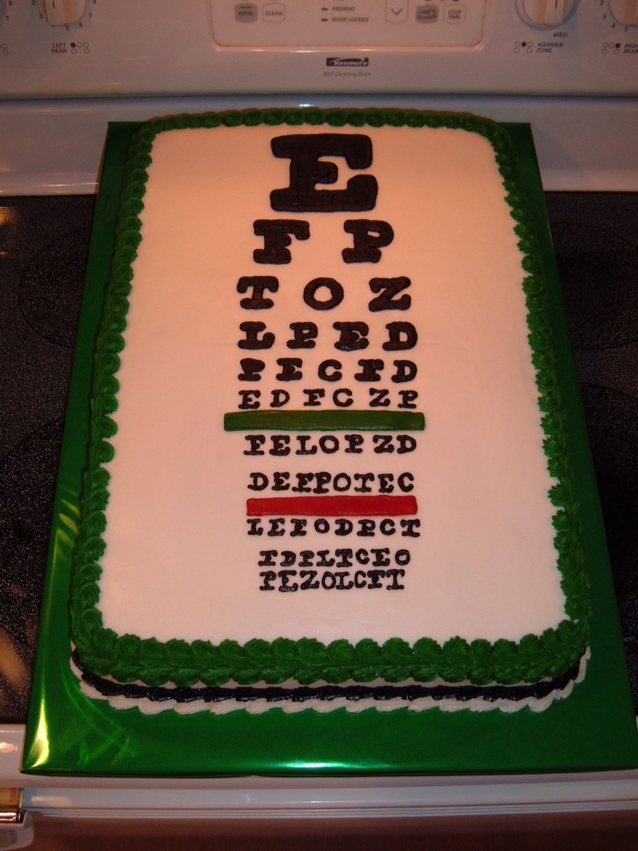 Eye Chart - CakeCentral.com