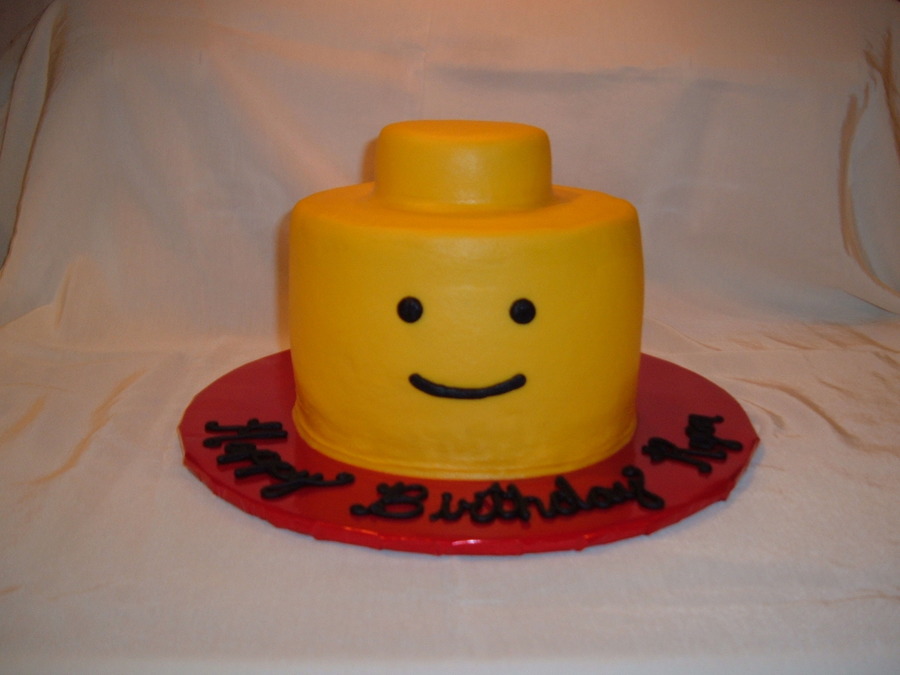 Lego Head - CakeCentral.com