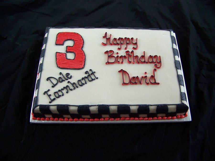 Dale Earnhardt Cake - CakeCentral.com