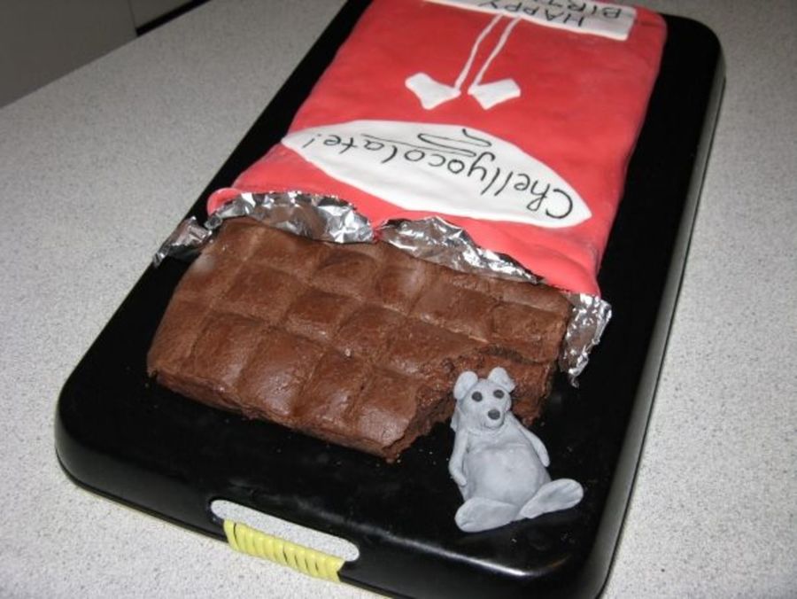 Chocolate Bar Cake - CakeCentral.com