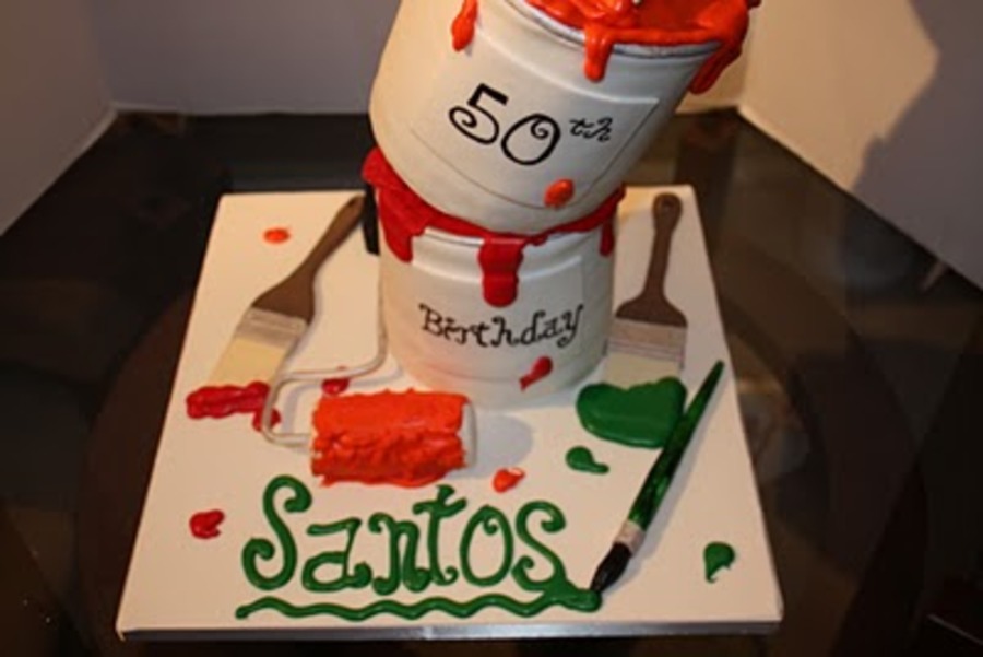 Paint Cans - CakeCentral.com