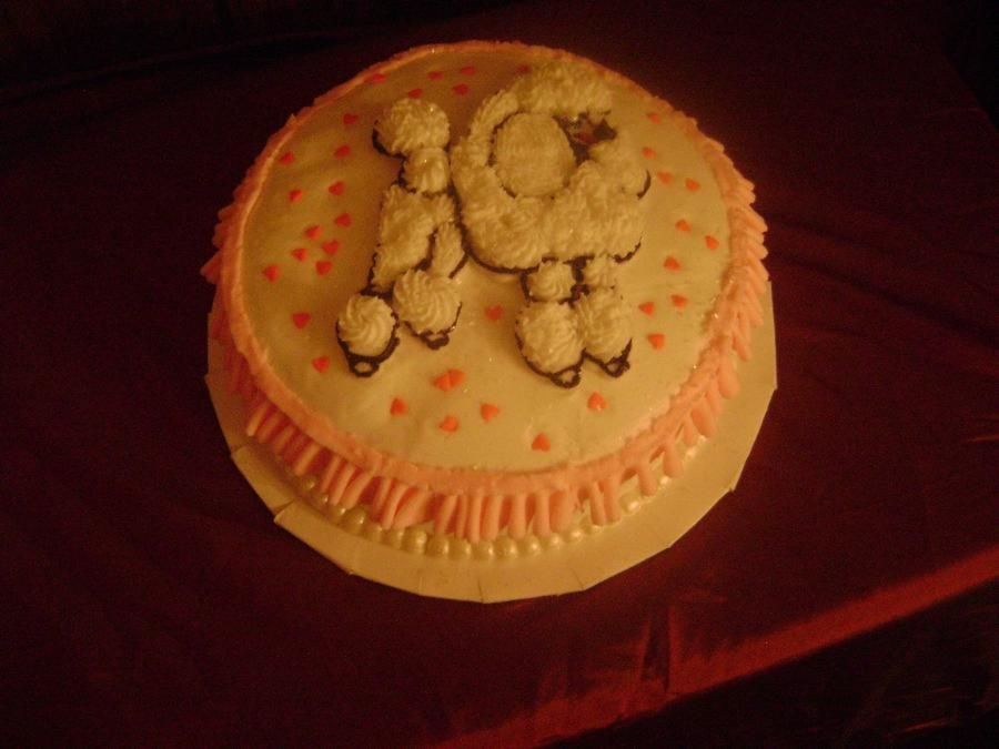 Poodle Cake - CakeCentral.com
