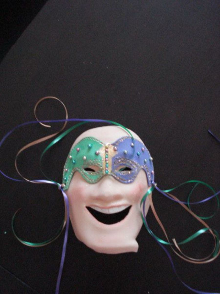 Face And Mask - CakeCentral.com