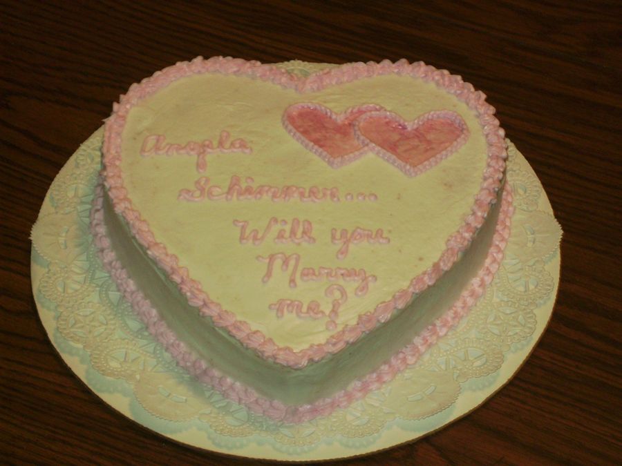 Proposal Cake - CakeCentral.com