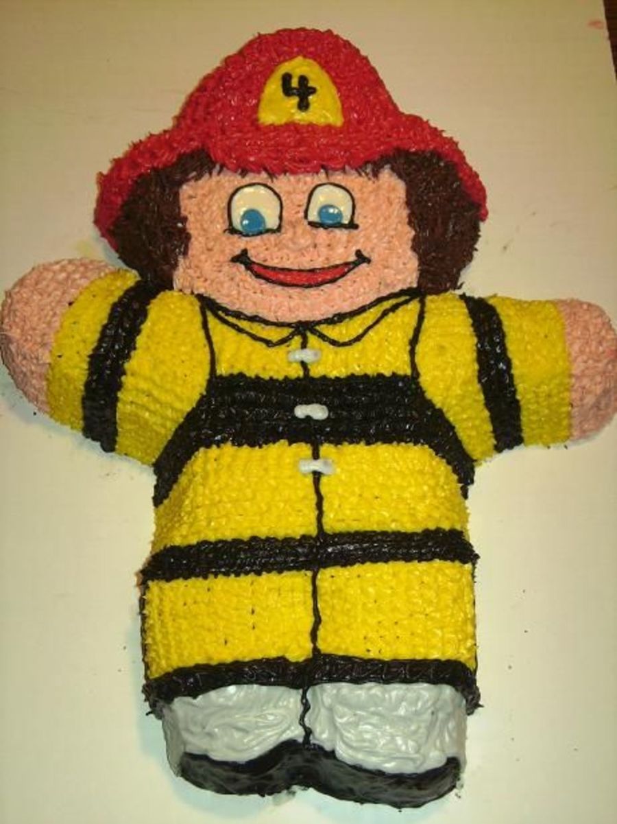 Fireman Cake: - CakeCentral.com