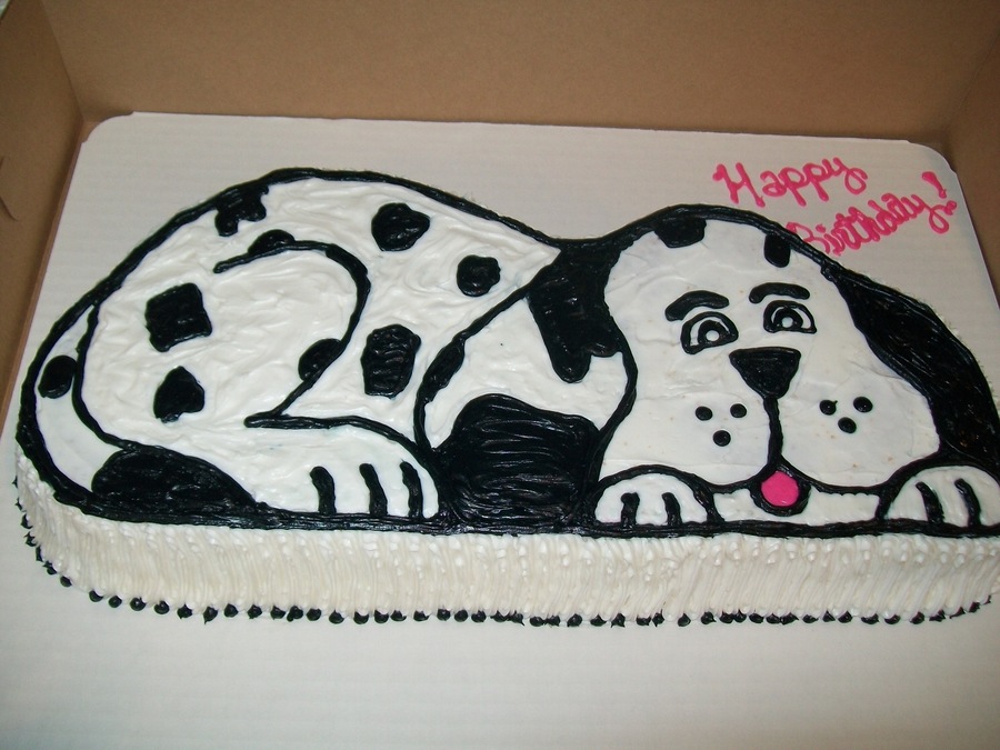 Dalmation Birthday Cake - CakeCentral.com