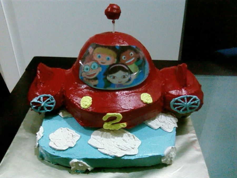 Little Einstein's Rocket Cake - CakeCentral.com
