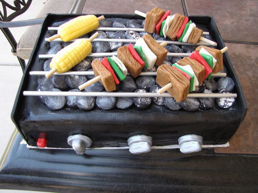 Bb-Q Grill Cake - CakeCentral.com