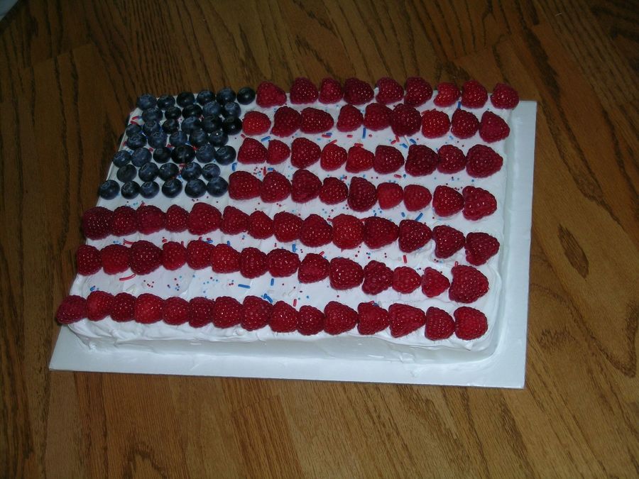 Flag Cake - CakeCentral.com